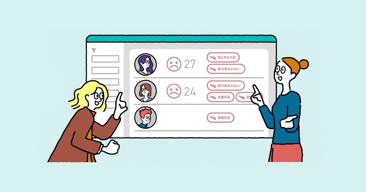 個人フォローのAIサポート | 組織力向上プラットフォーム 【Wevox（ウィボックス）】