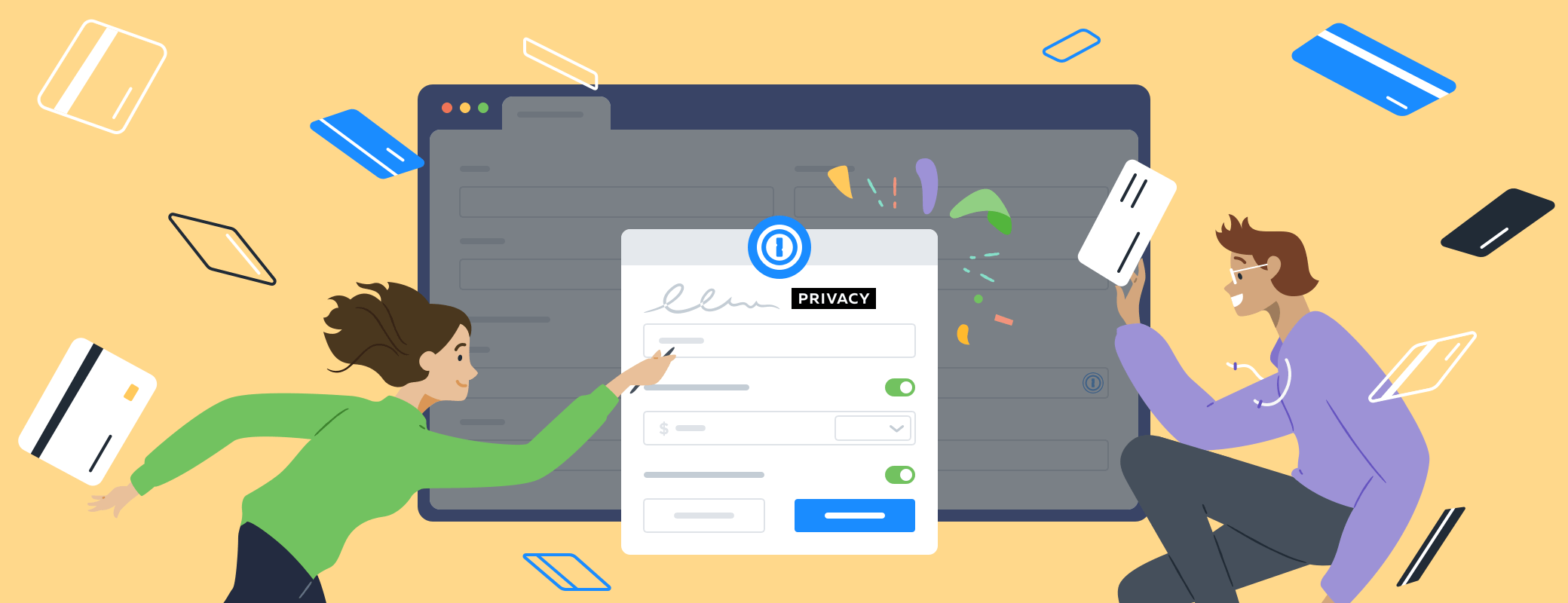 Make safer payments online with 1Password and Privacy | 1Password