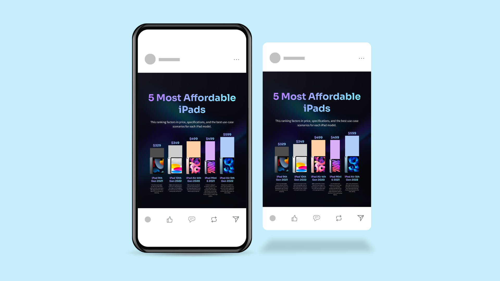 create infographics ipad