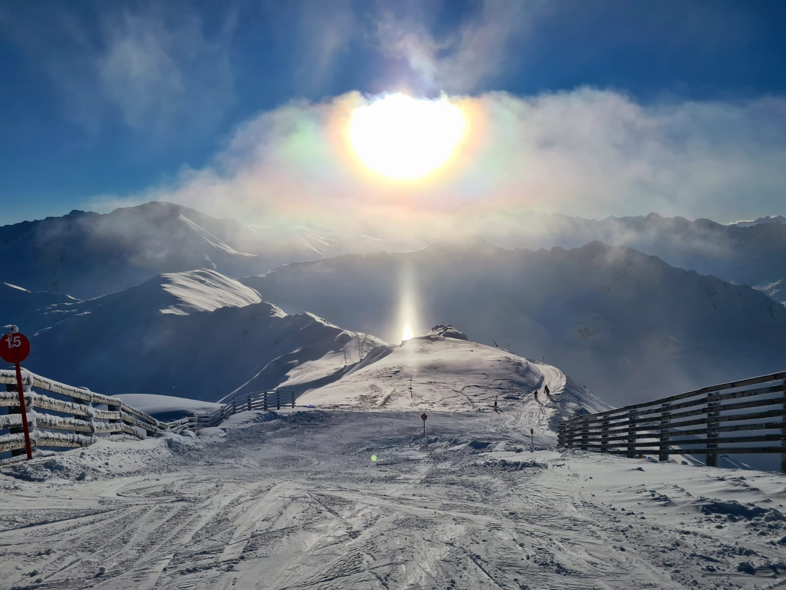 IJskoud en zonnig weer gevolgd door sneeuw en oplopende temperaturen