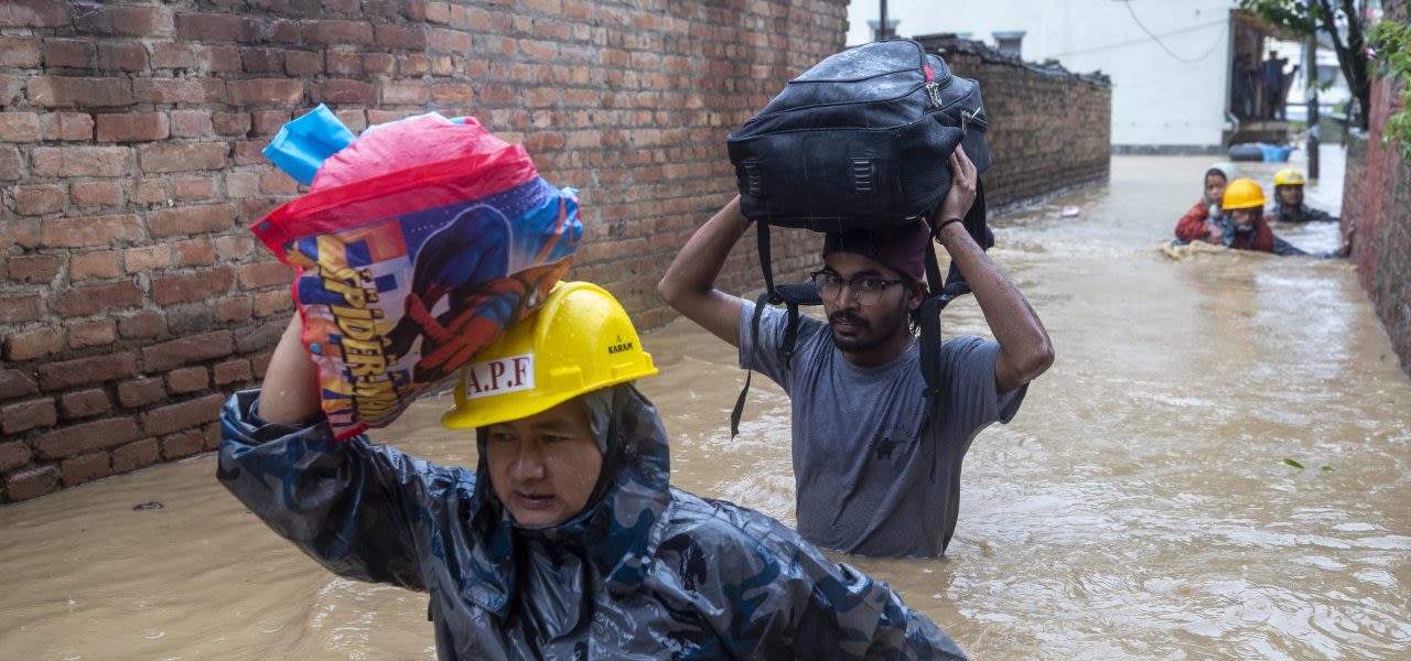 Moesson raakt India en Nepal hard