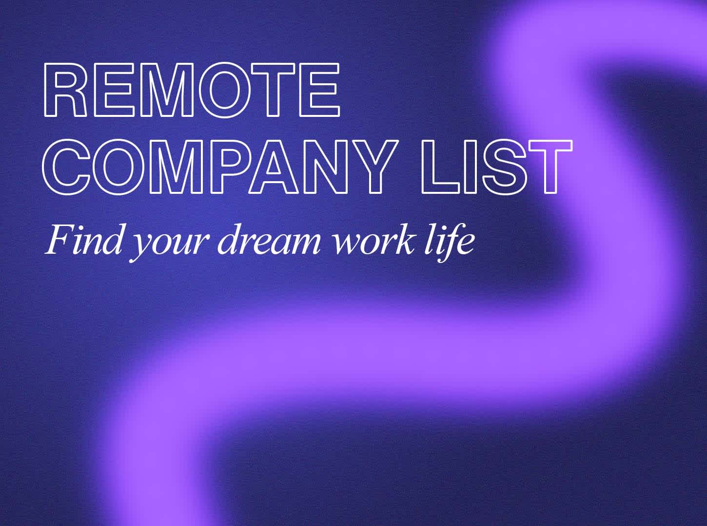 Remote Company List | Building Remotely