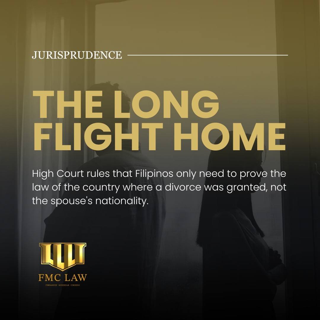 The Long Flight Home: SC Clarifies Proof for Recognizing Foreign ...