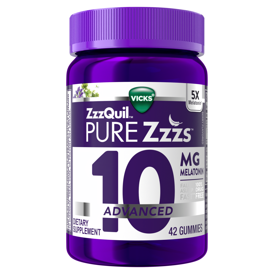 Pure Zzzs Advanced 10mg Melatonin Gummies | ZzzQuil