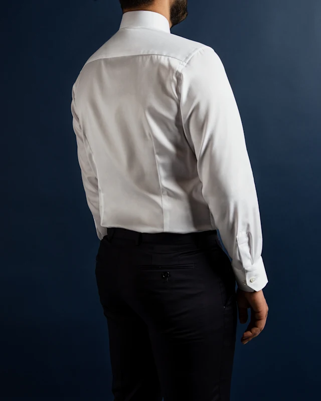 White Button-Under Collar Signature Twill Shirt - Eton