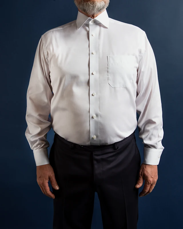 White Button-Under Collar Signature Twill Shirt - Eton