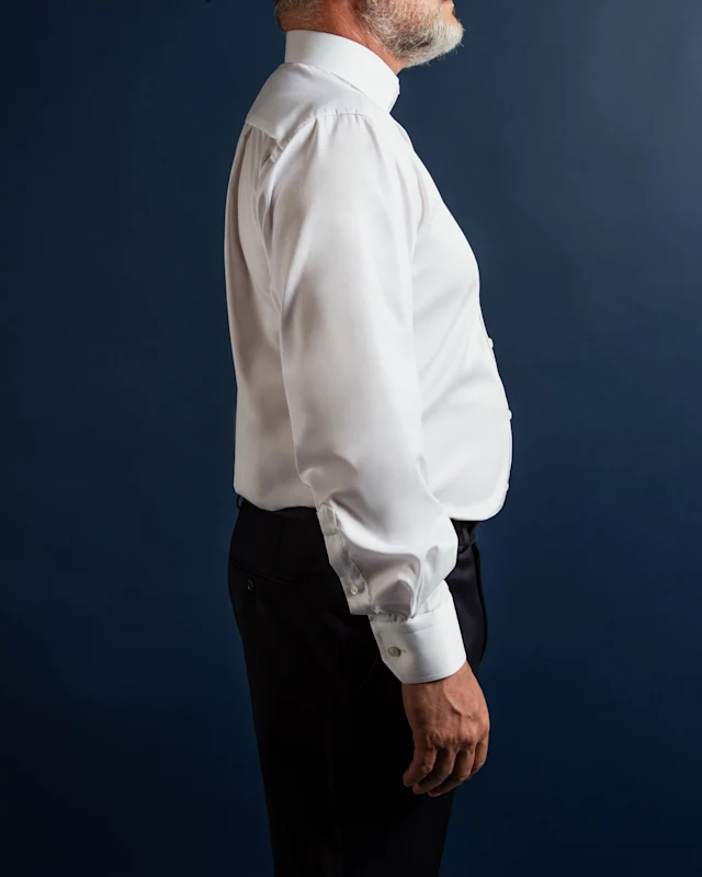 White Button-Under Collar Signature Twill Shirt - Eton