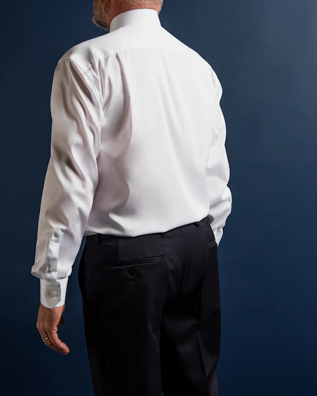 White Button-Under Collar Signature Twill Shirt - Eton