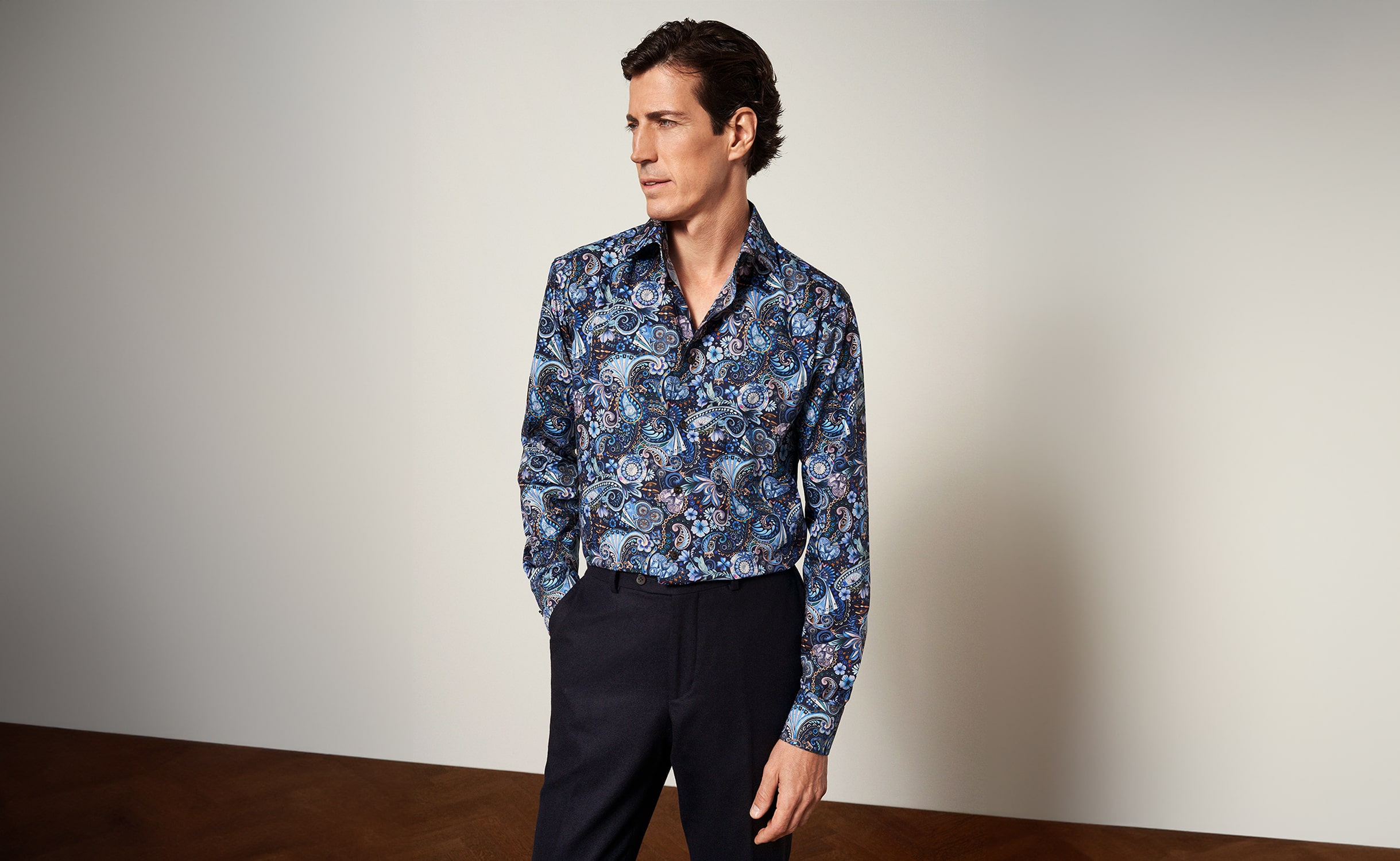 Patterned Dress Shirts - Men's Printed Shirts - Eton