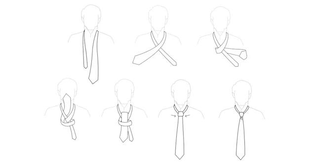 How to Tie a Four in Hand Knot - Step by Step Guide