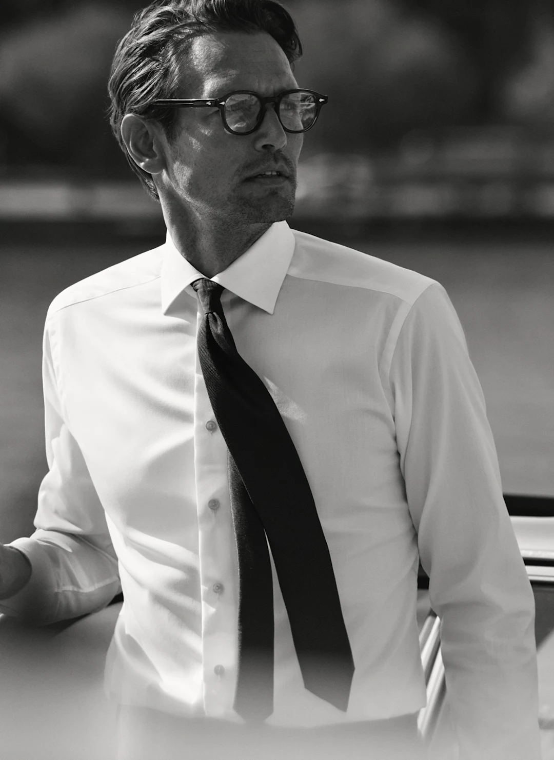 Men's White Dress Shirts - White Suit Shirts - Eton
