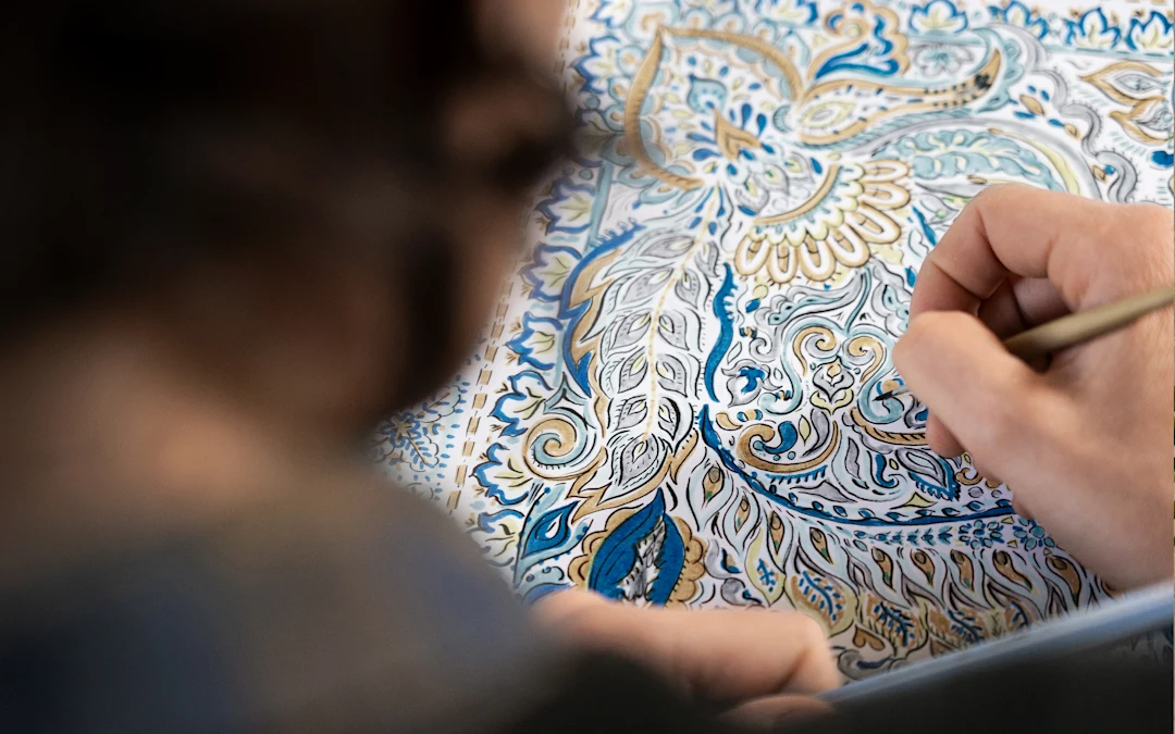 The Hand Painted Paisley Print
