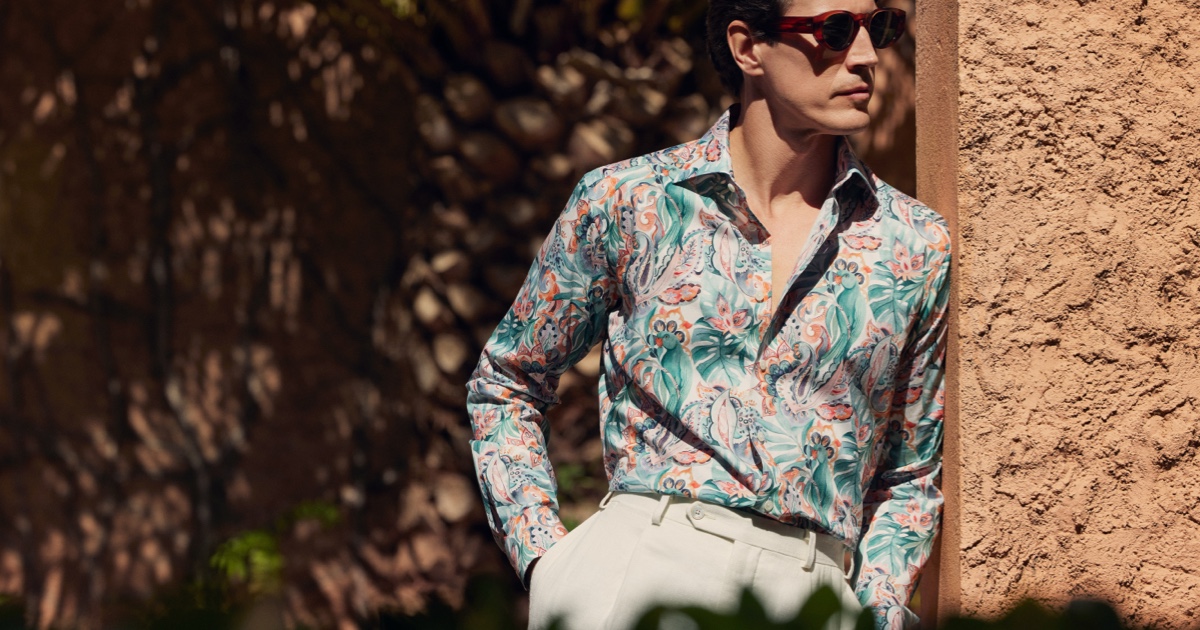 Patterned Dress Shirts - Men's Printed Shirts - Eton