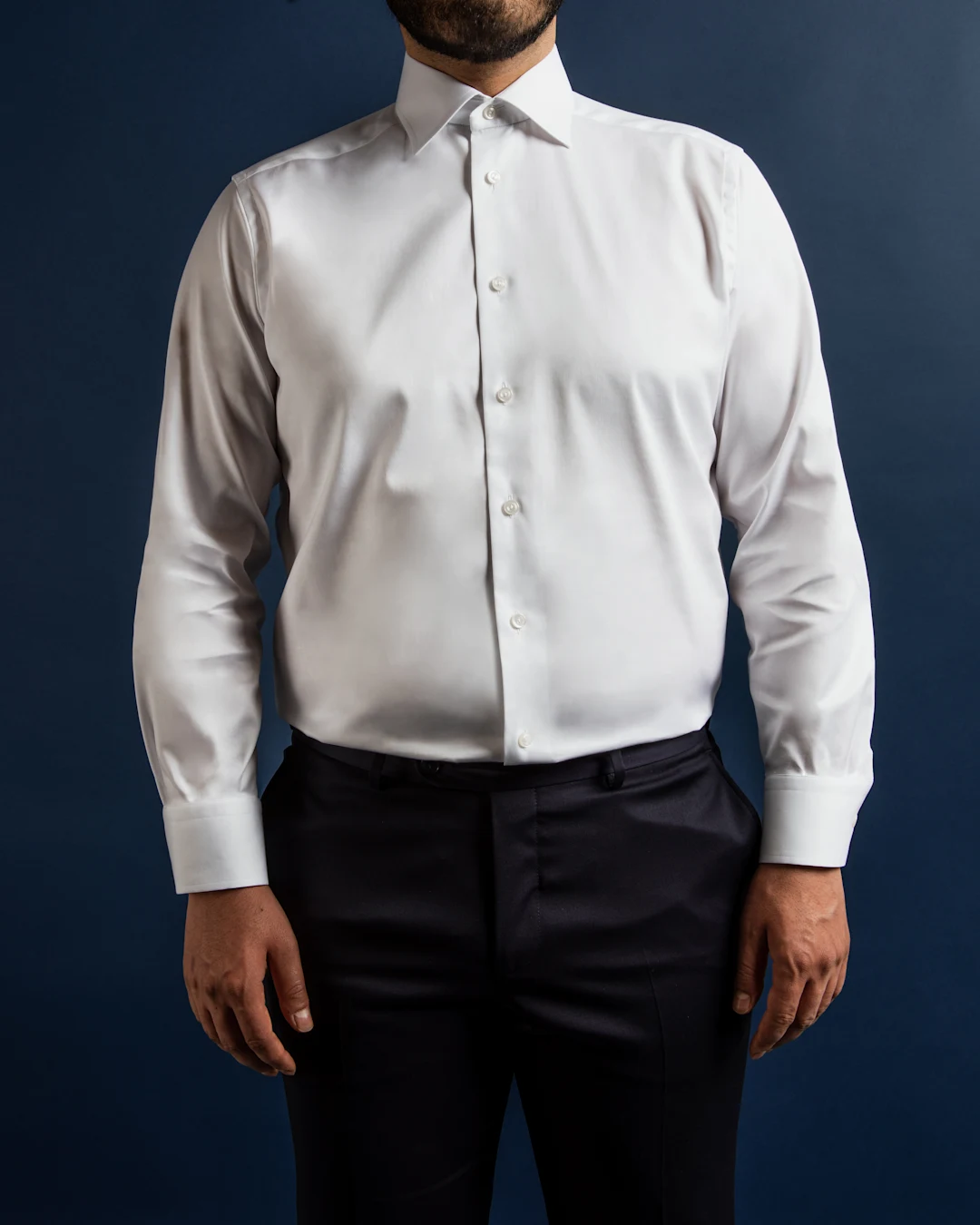 White Signature Twill Shirt - Eton