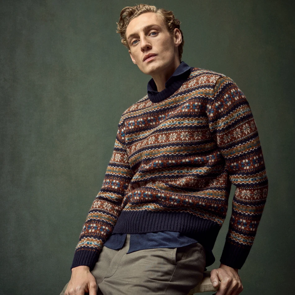 Wool Fair Isle Sweater - Eton