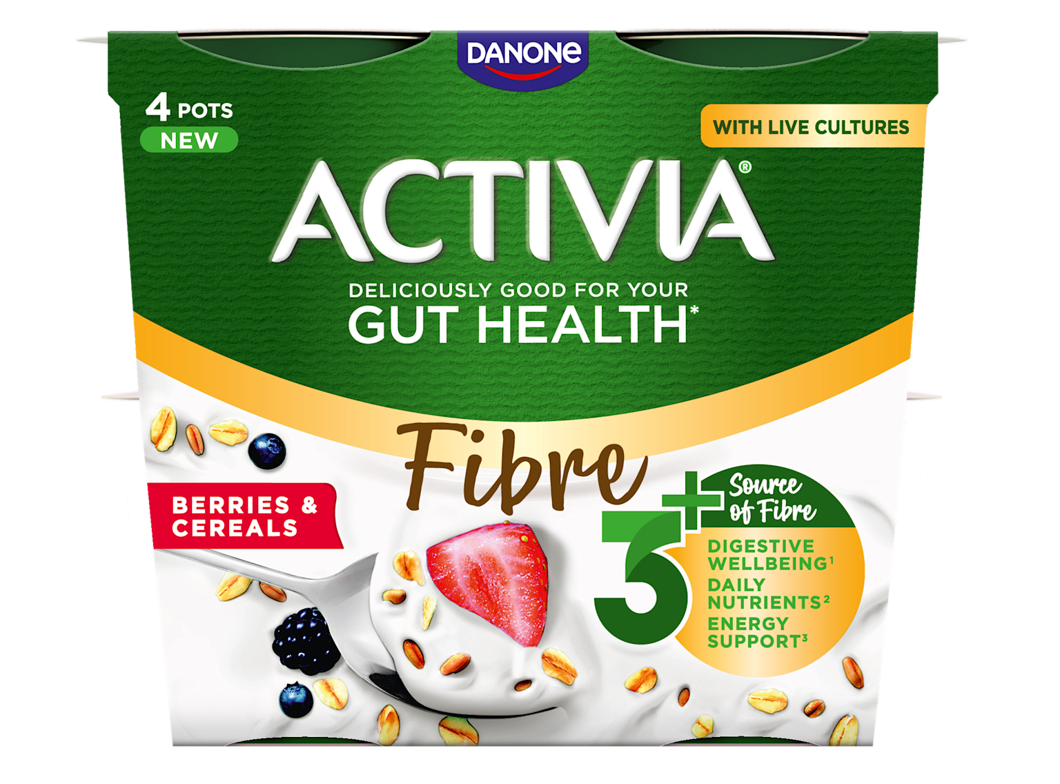 Nuts & Cereals Yogurts | Activia (UK) | Cereals