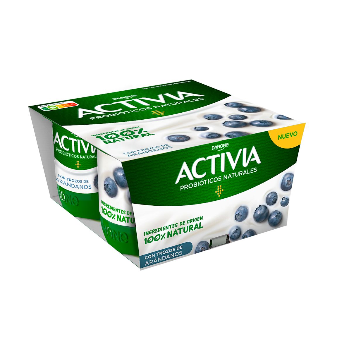 Activia Con Arándanos 120g x4