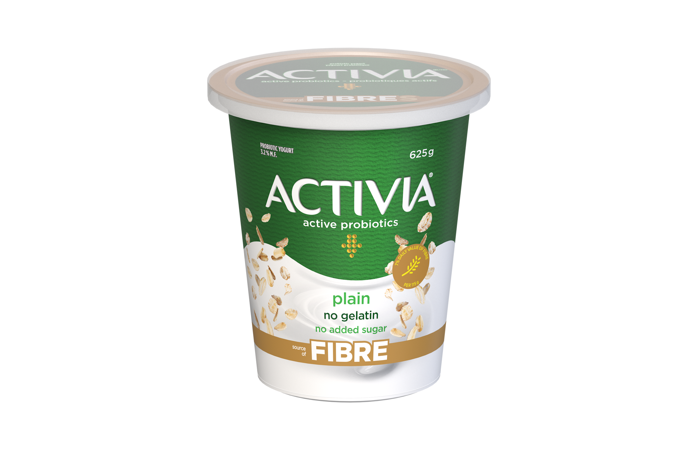 High Fibre Strawberry-Kimi-Cereals Probiotic Yogurt | Activia Canada