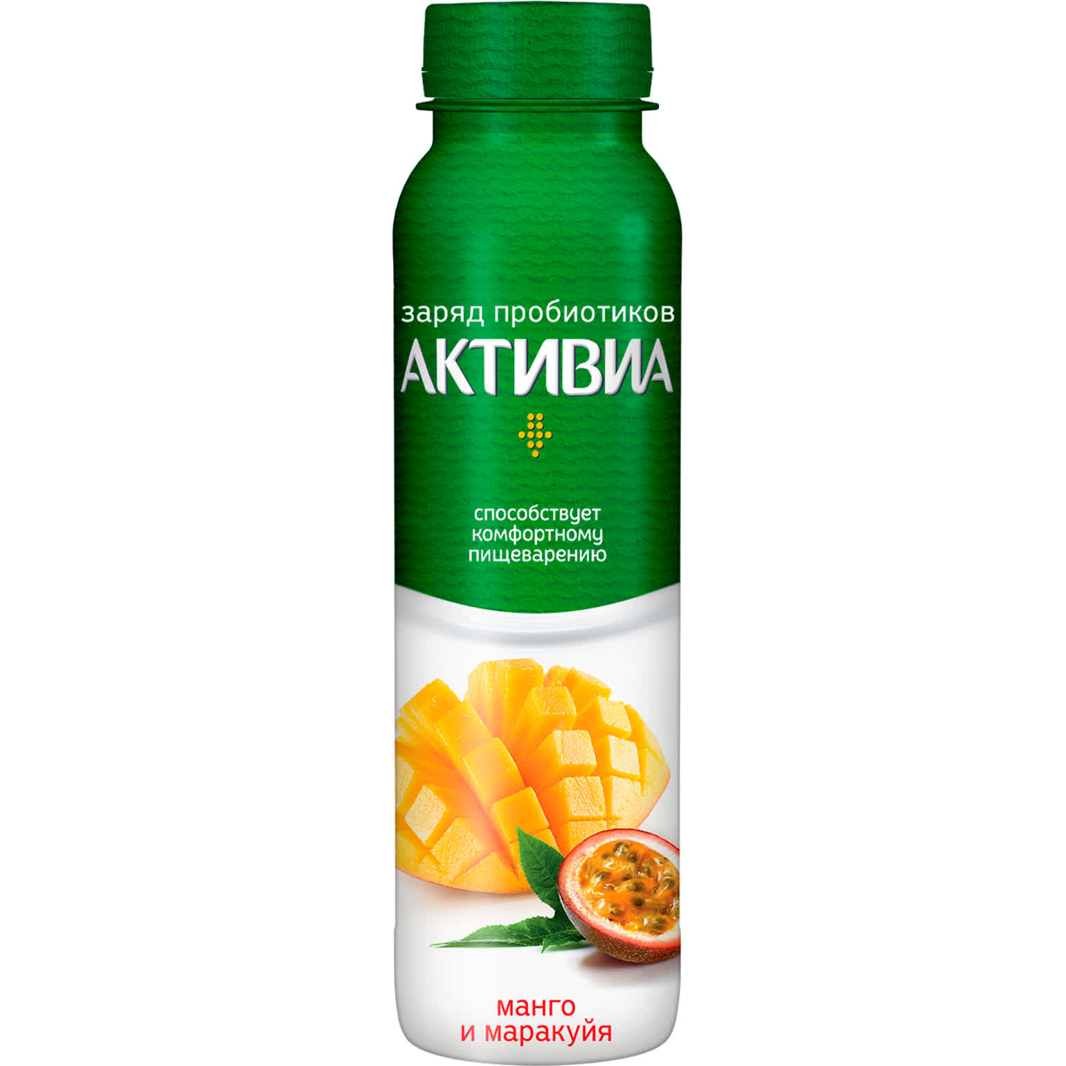 Питьевой йогурт Активиа с клубникой и земляникой