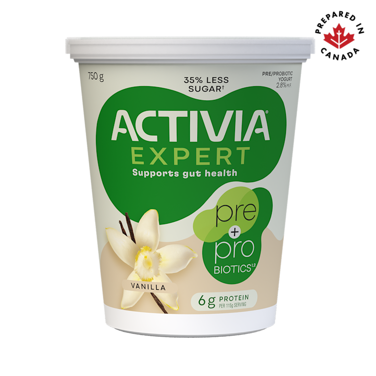 Vanilla Probiotic and Prebiotic Yogurt | Activia