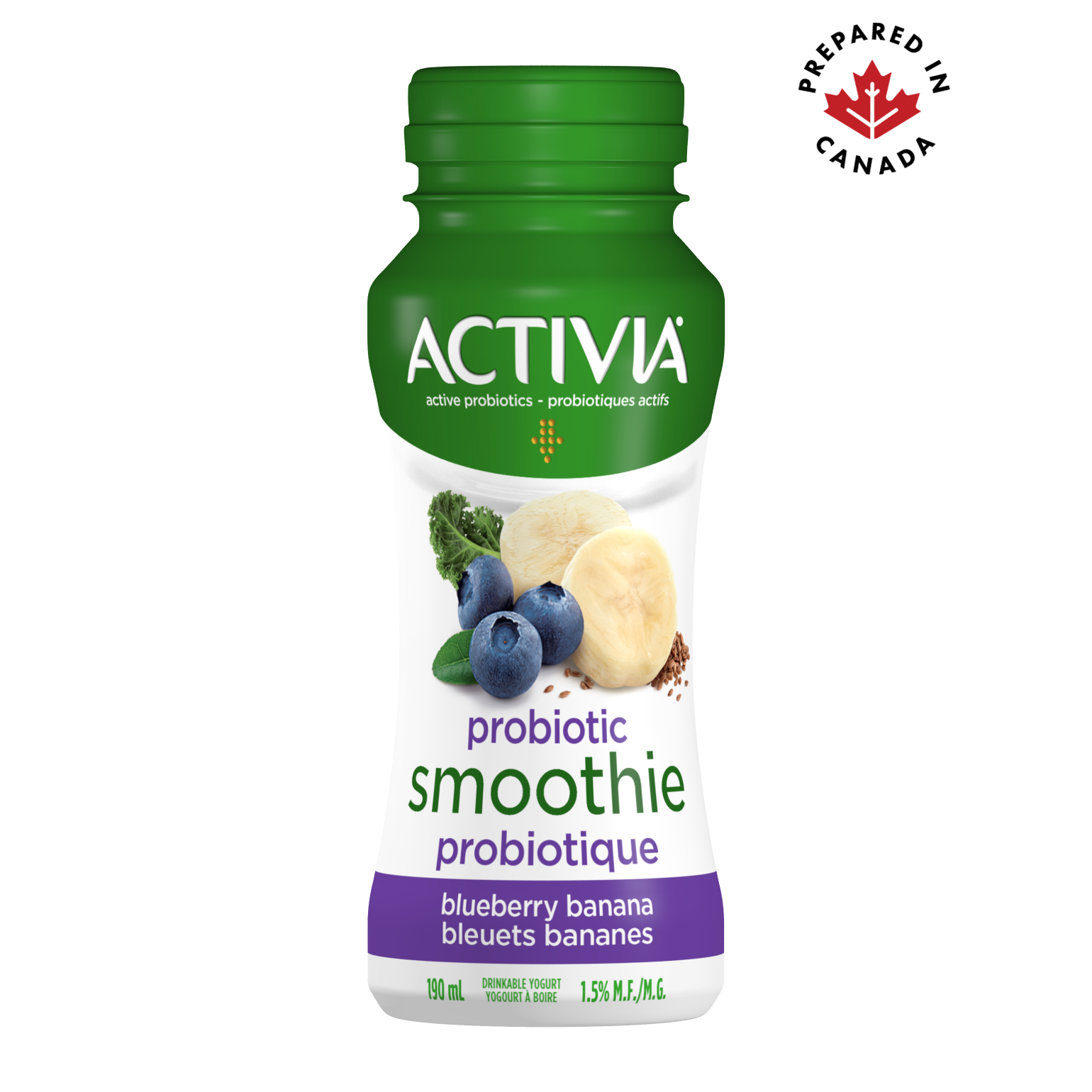 Probiotic Smoothie : Blueberry Banana | Activia Canada
