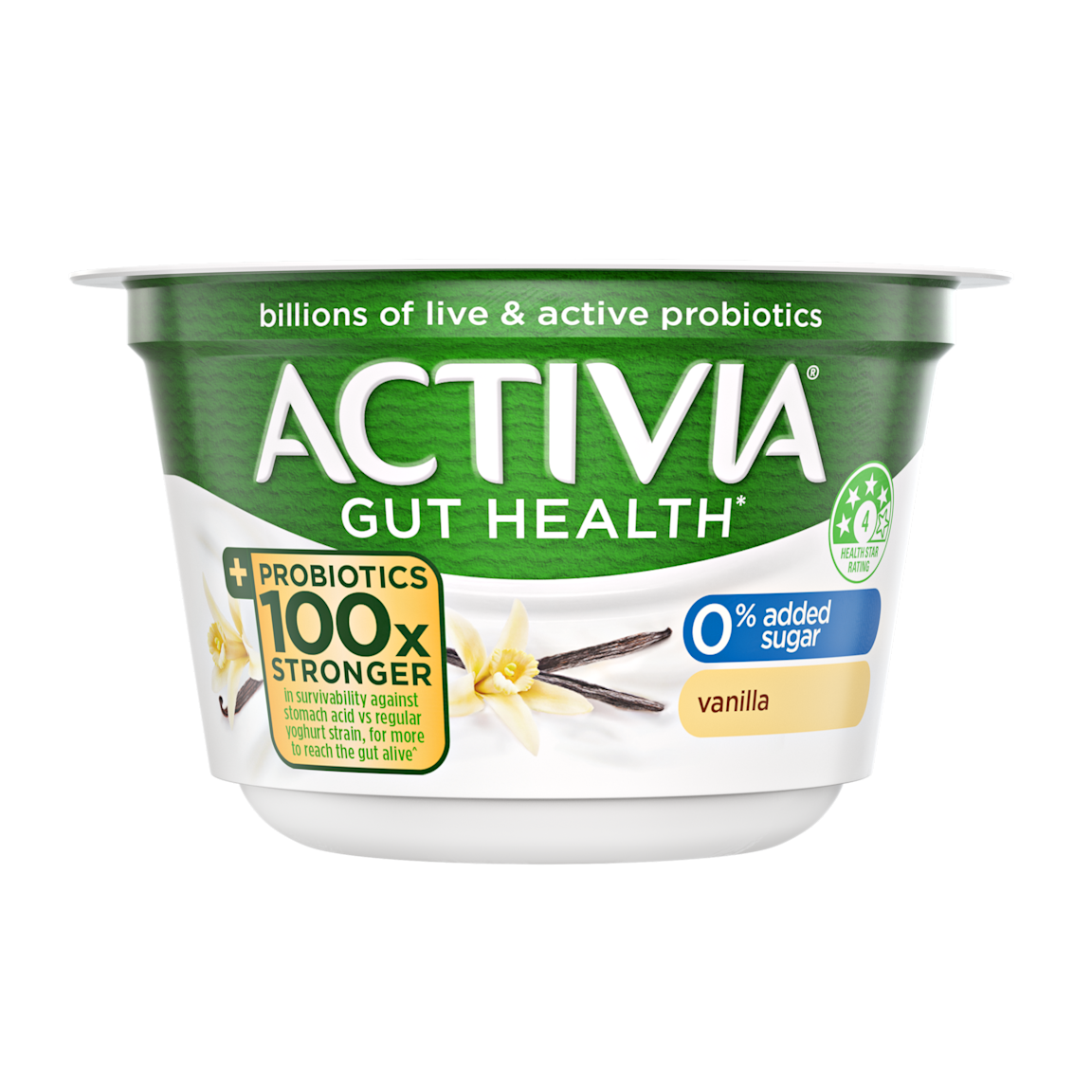 Activia Vanilla Single Pot