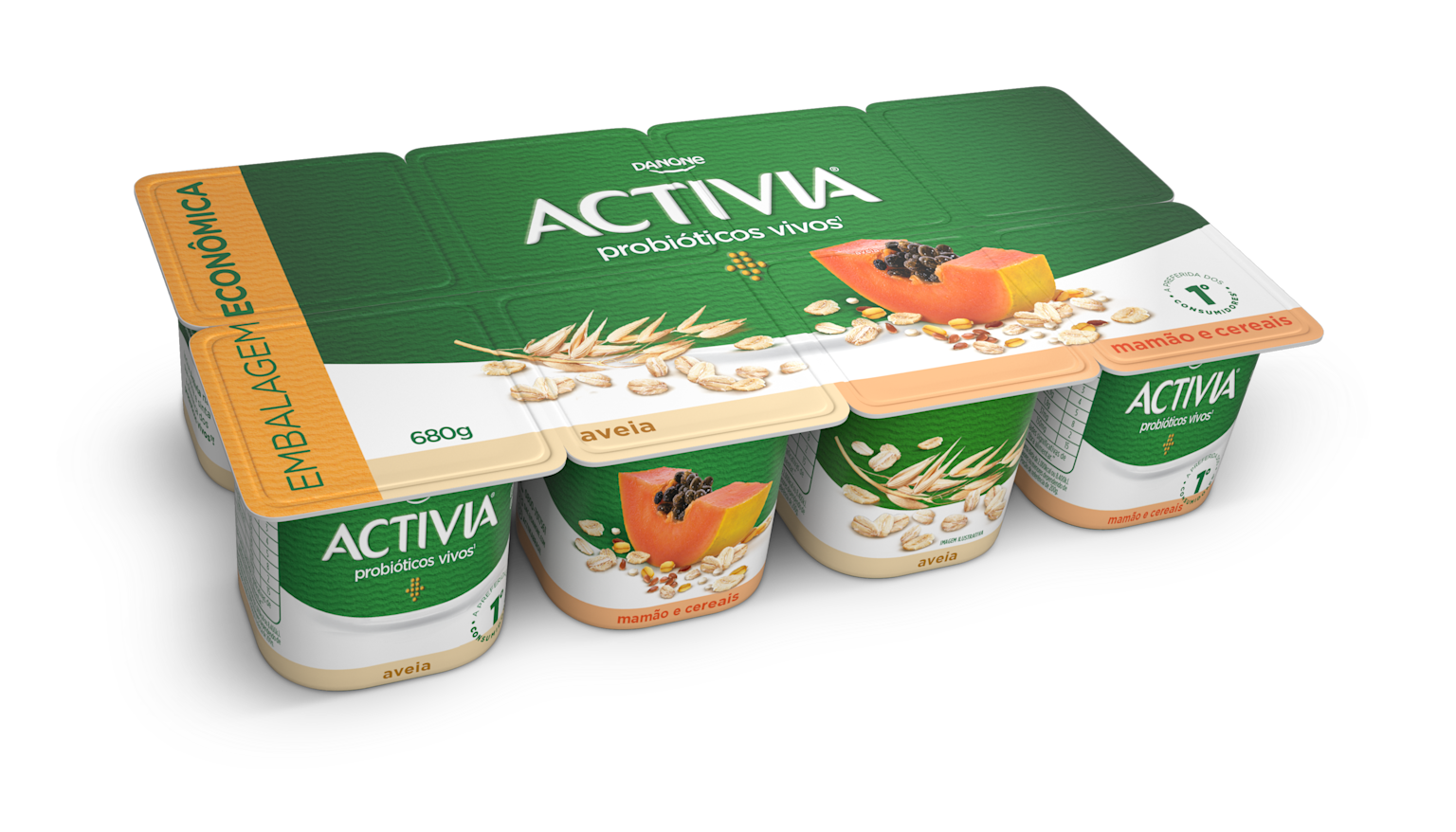 Activia Polpa sabor Aveia