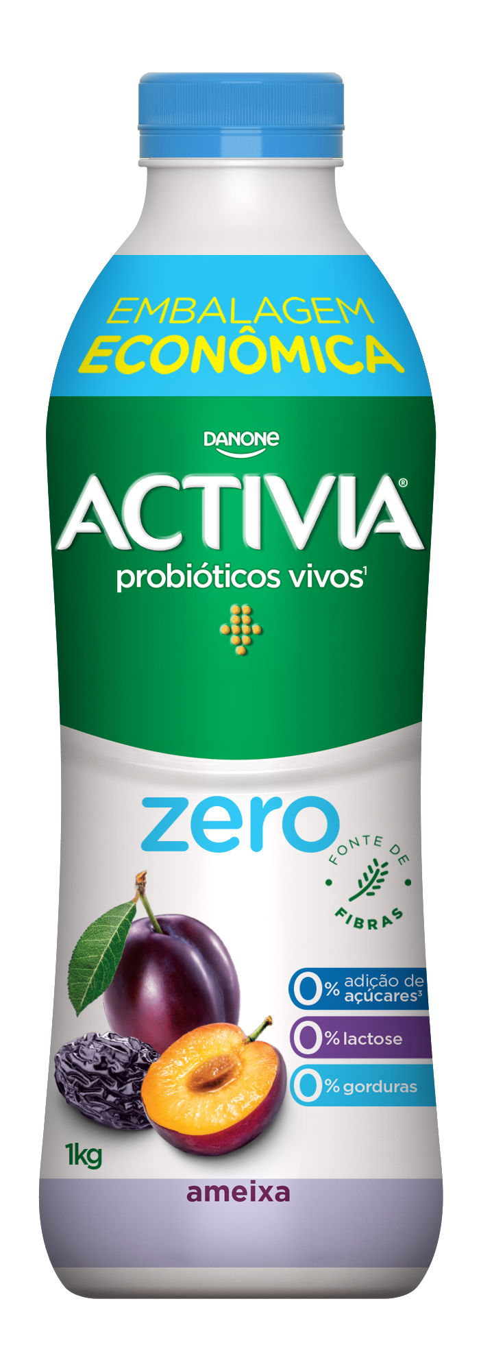 Activia Zero Líquido Morango