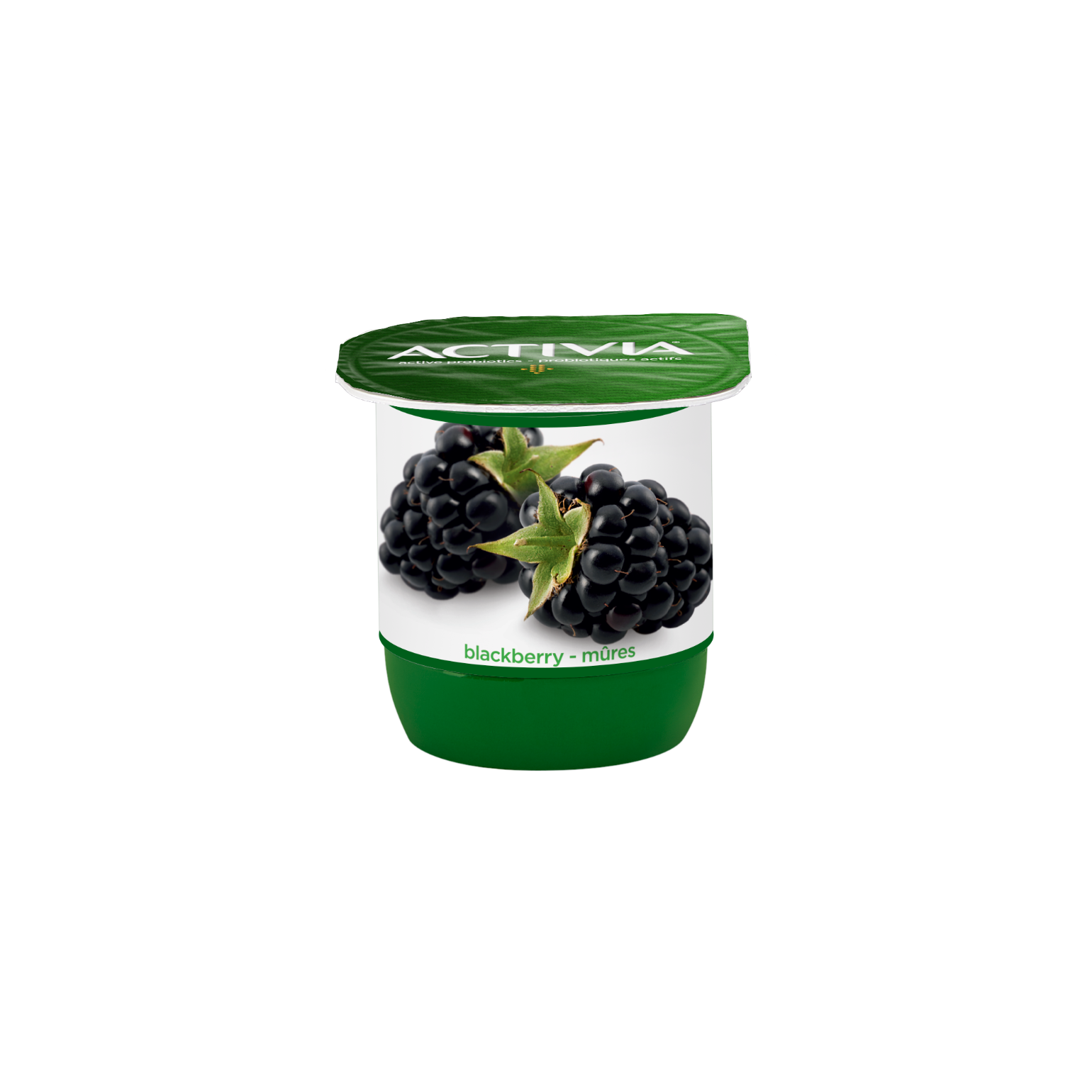 Blackberry Probiotic Yogurt | Activia