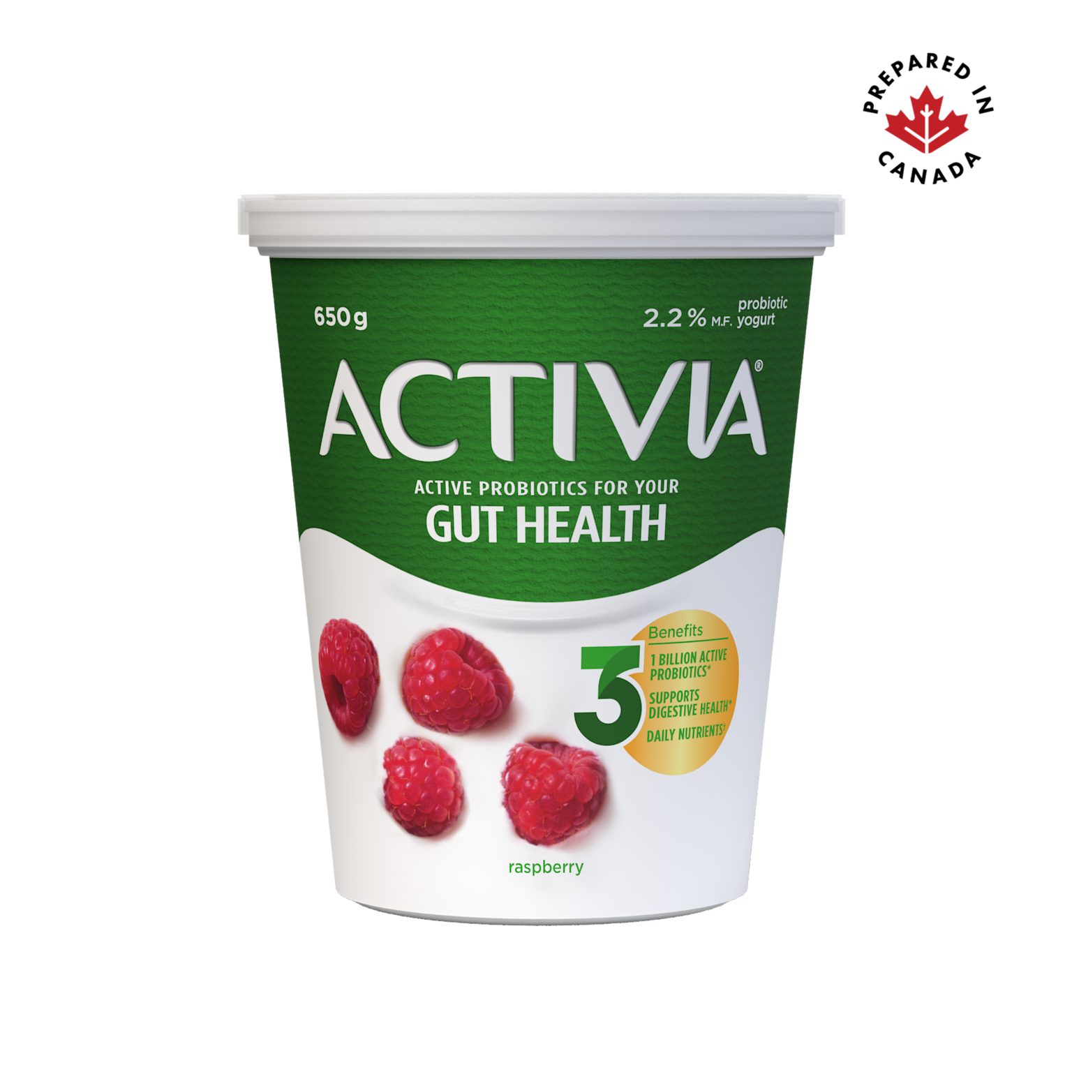 Raspberry Probiotic Yogurt | Activia