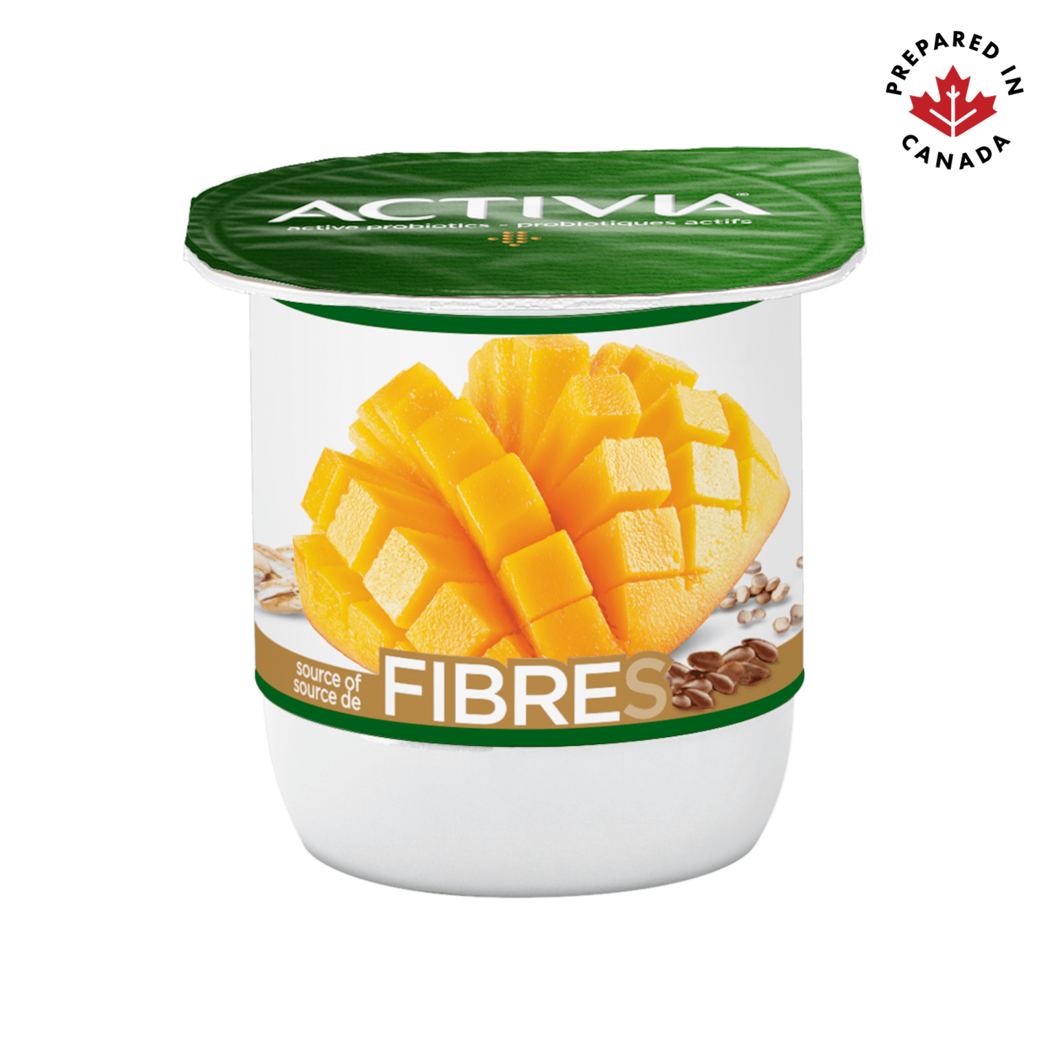 High Fibre Strawberry-Kimi-Cereals Probiotic Yogurt | Activia Canada