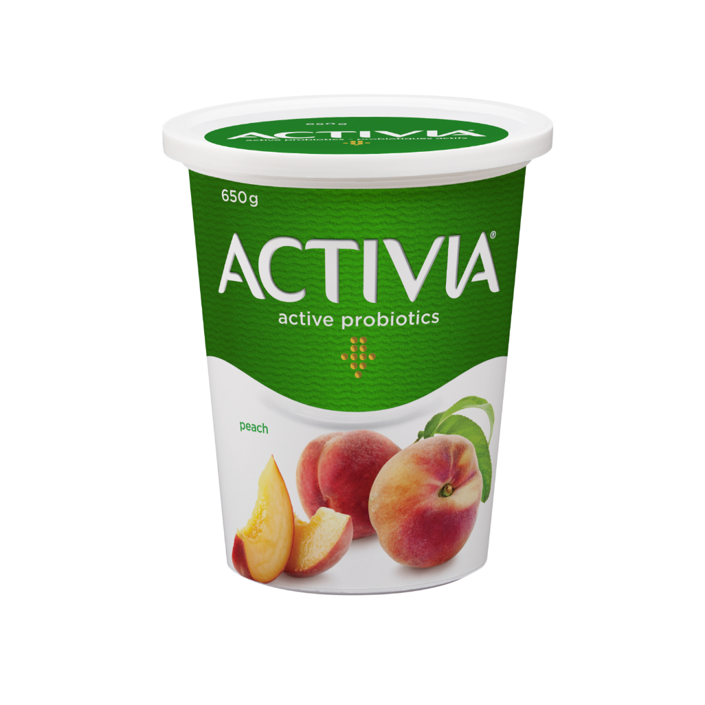 Peach Probiotic Yogurt | Activia