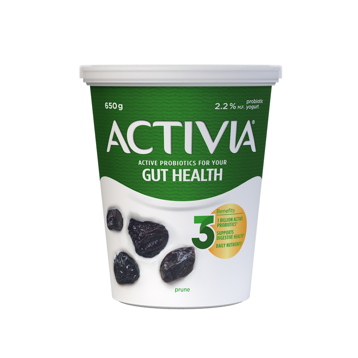 Prune Probiotic Yogurt | Activia