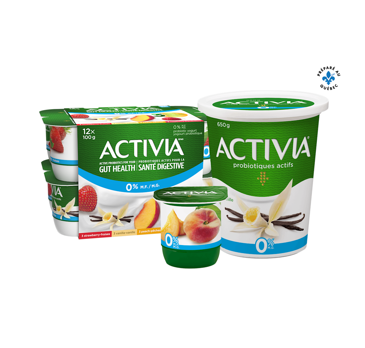 Yogourts probiotiques et santé digestive | Activia Canada