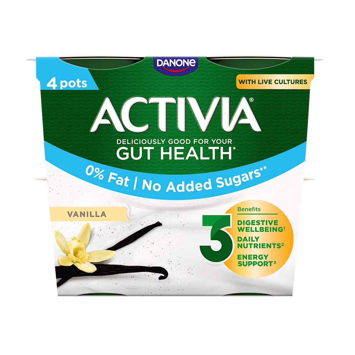 Fat-Free Vanilla Yogurt | Activia (UK)