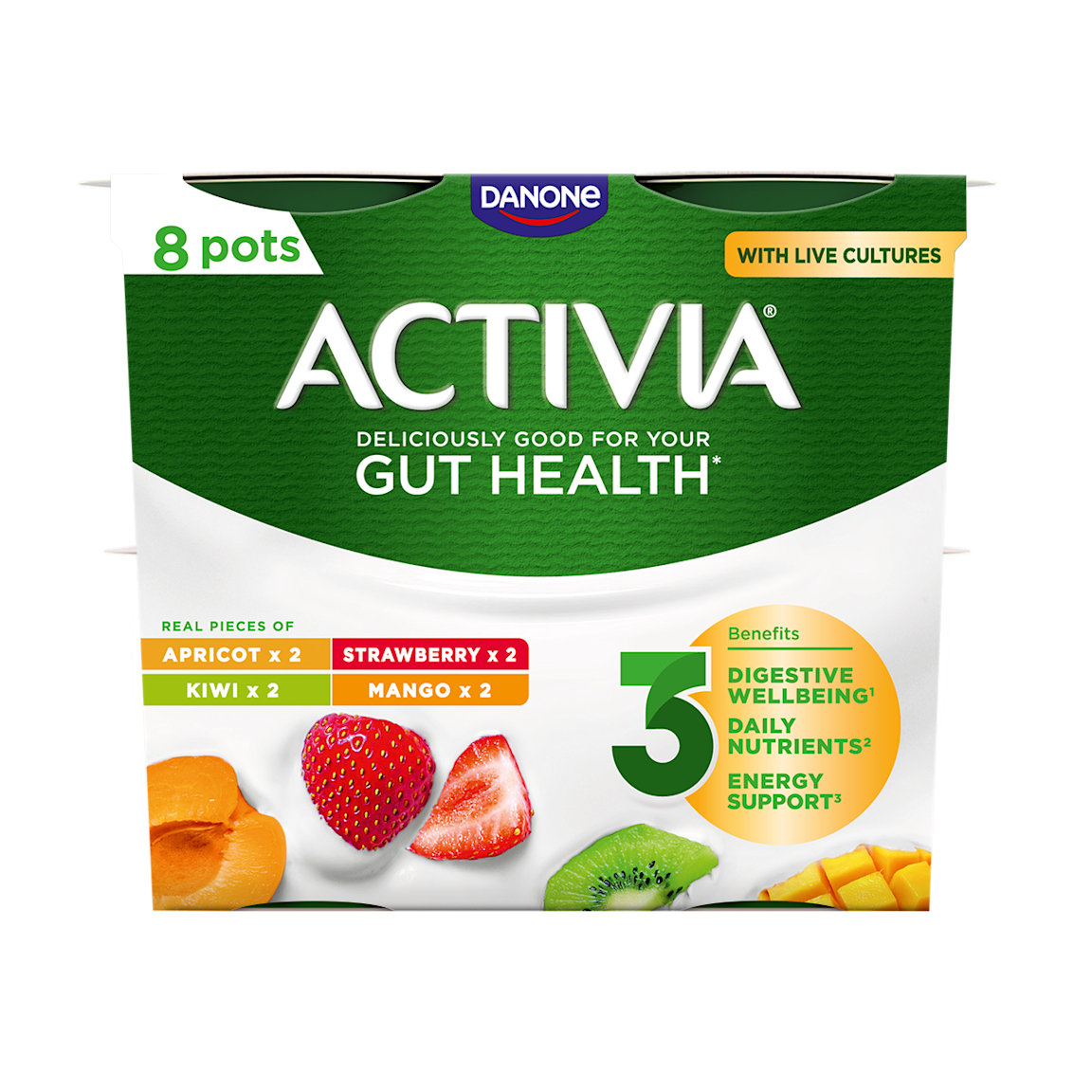 Prune, Fig, Rhubarb & Berry Yogurt | Activia (UK)