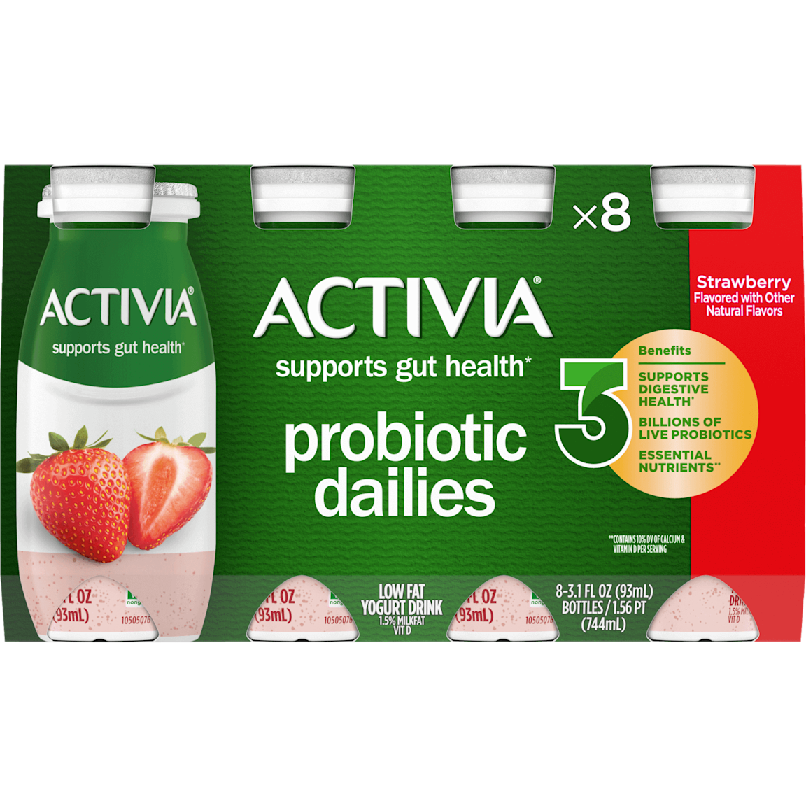 Activia Dailies Probiotic Drinks | Cherry and Blueberry