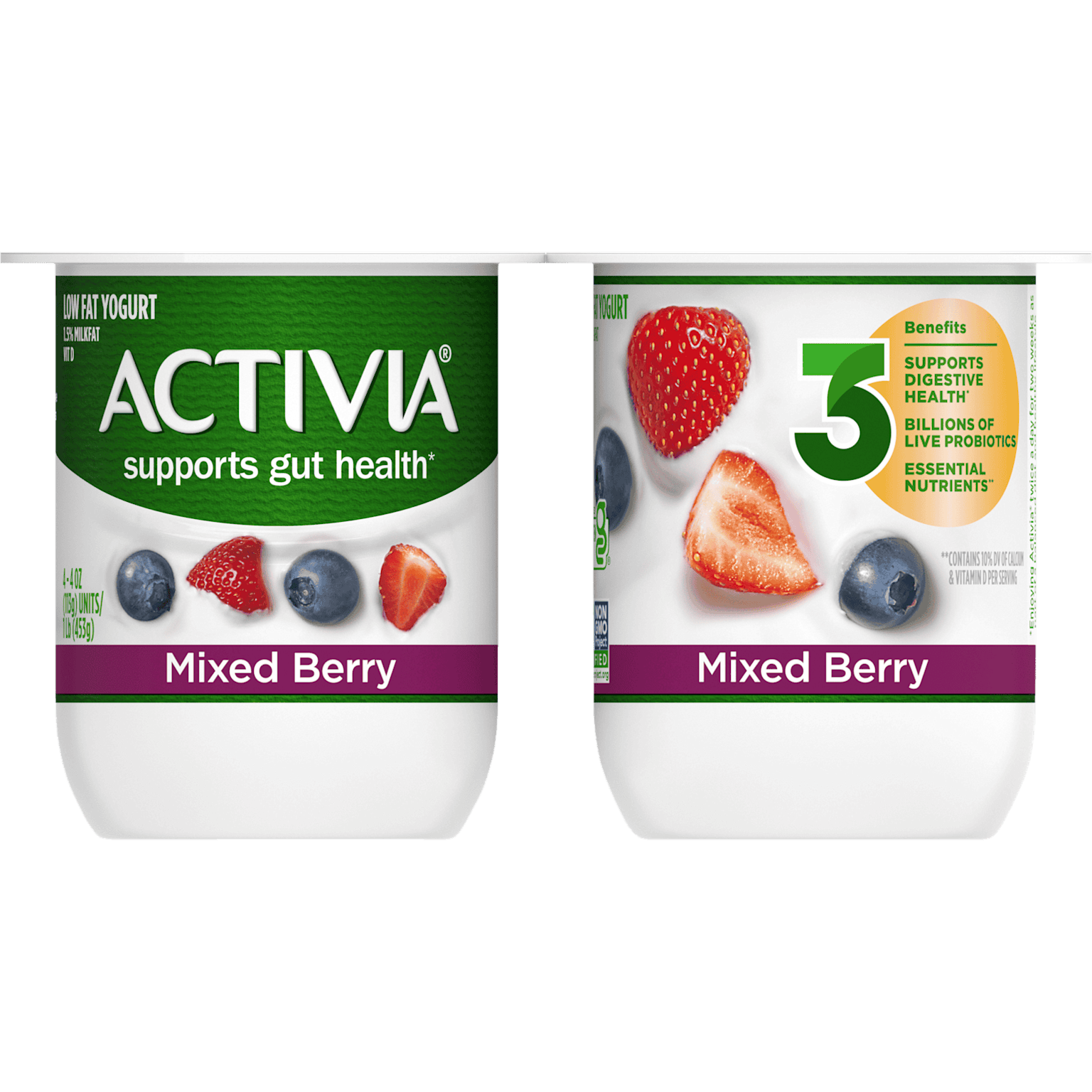 Activia® Peach Probiotic Yogurt