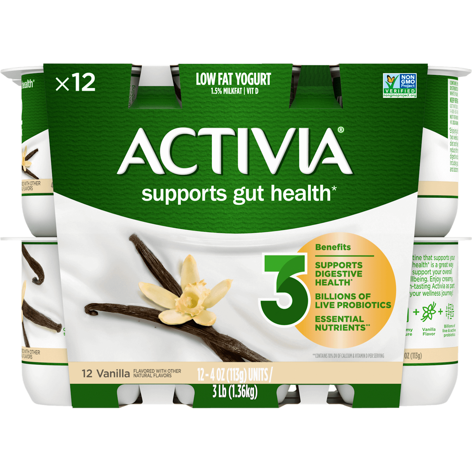 Activia® Vanilla Probiotic Yogurt