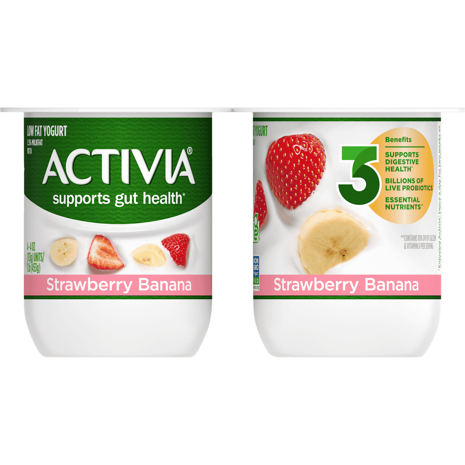 Activia® Strawberry Probiotic Yogurt