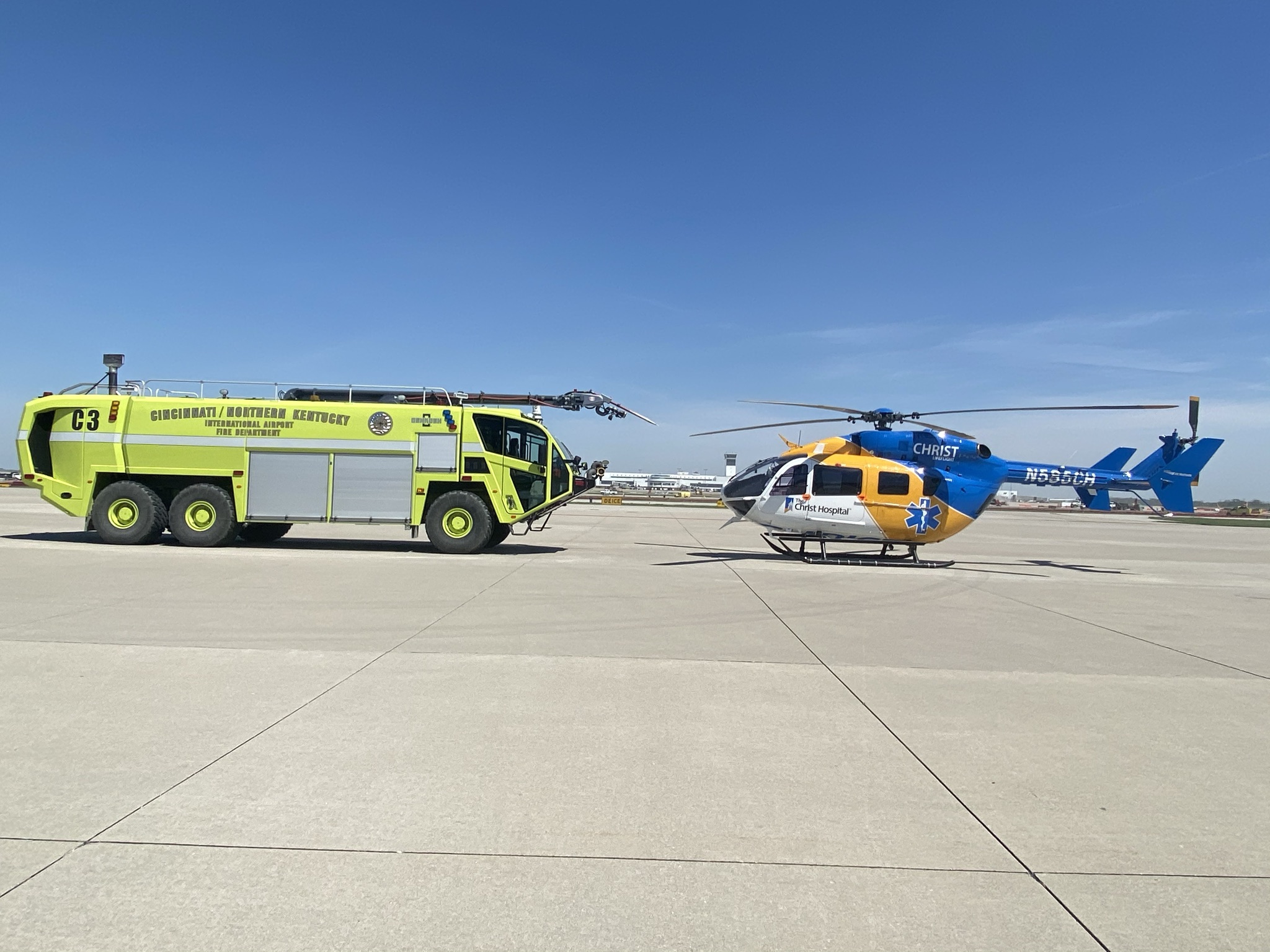 CVG Aircraft Rescue and Firefighting team recognized for heroic organ ...