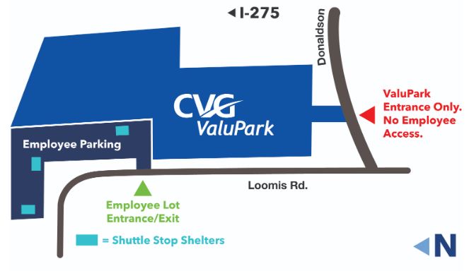 Employee Parking | CVG Airport