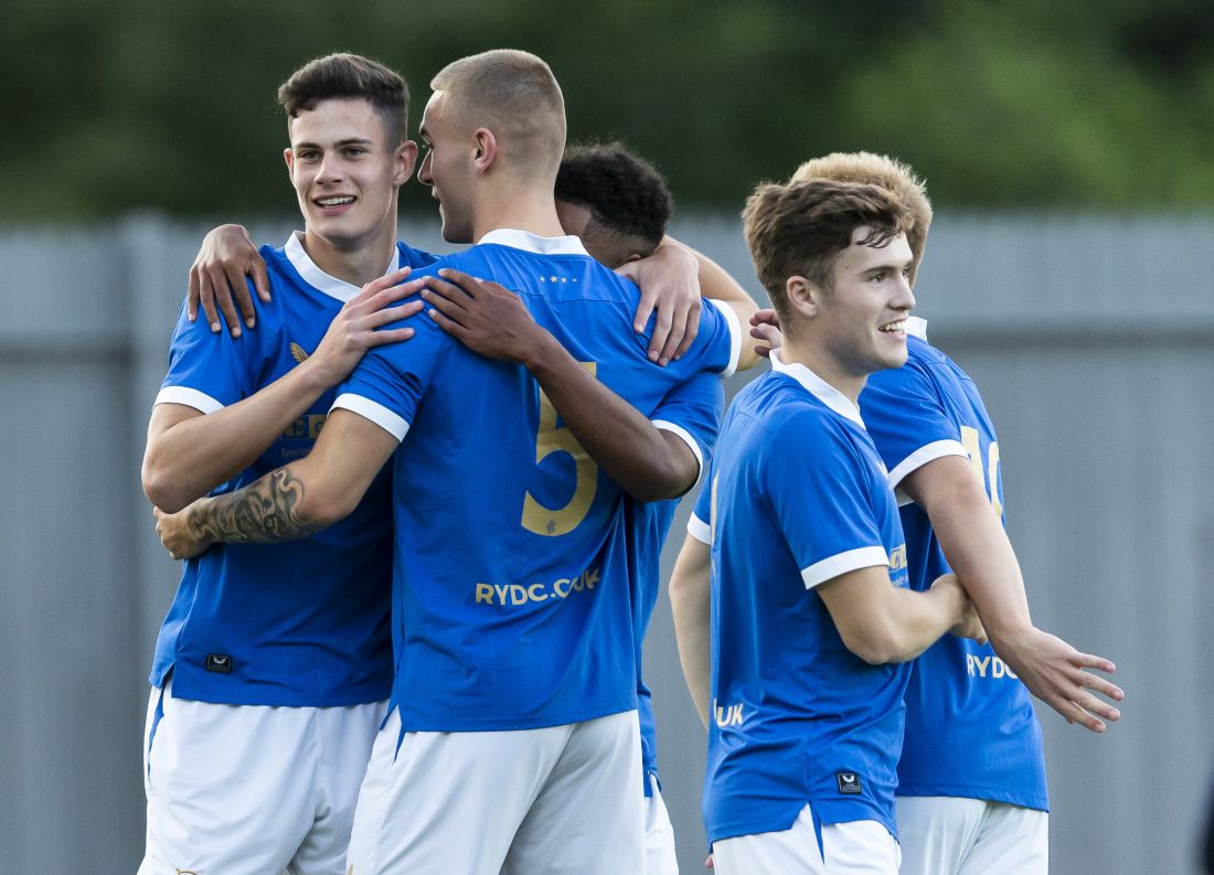 Reaction: David McCallum and Robbie Ure, Rangers B V University of ...