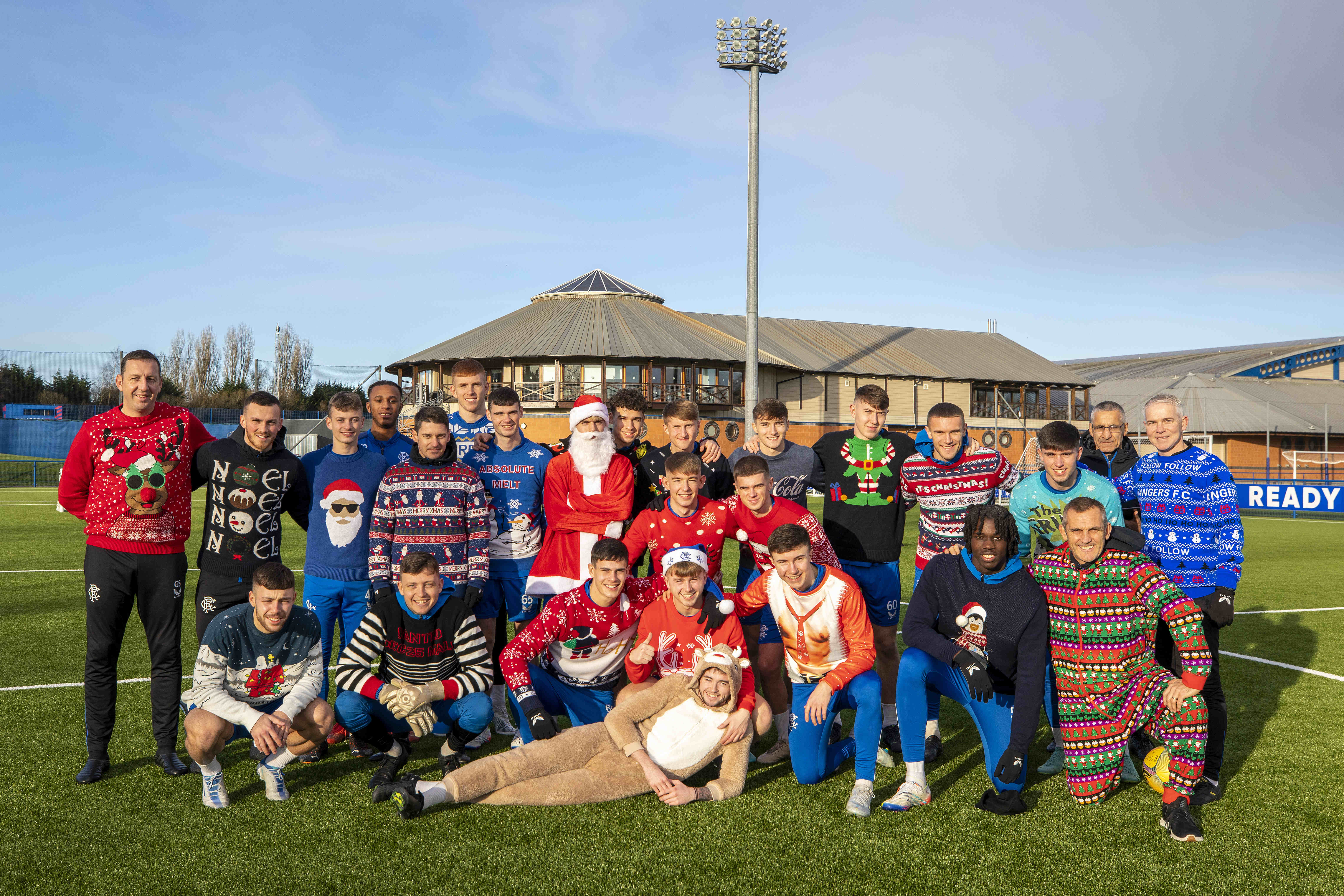 Gallery: Rangers B Get On The Christmas Jumpers! | Rangers Football Club