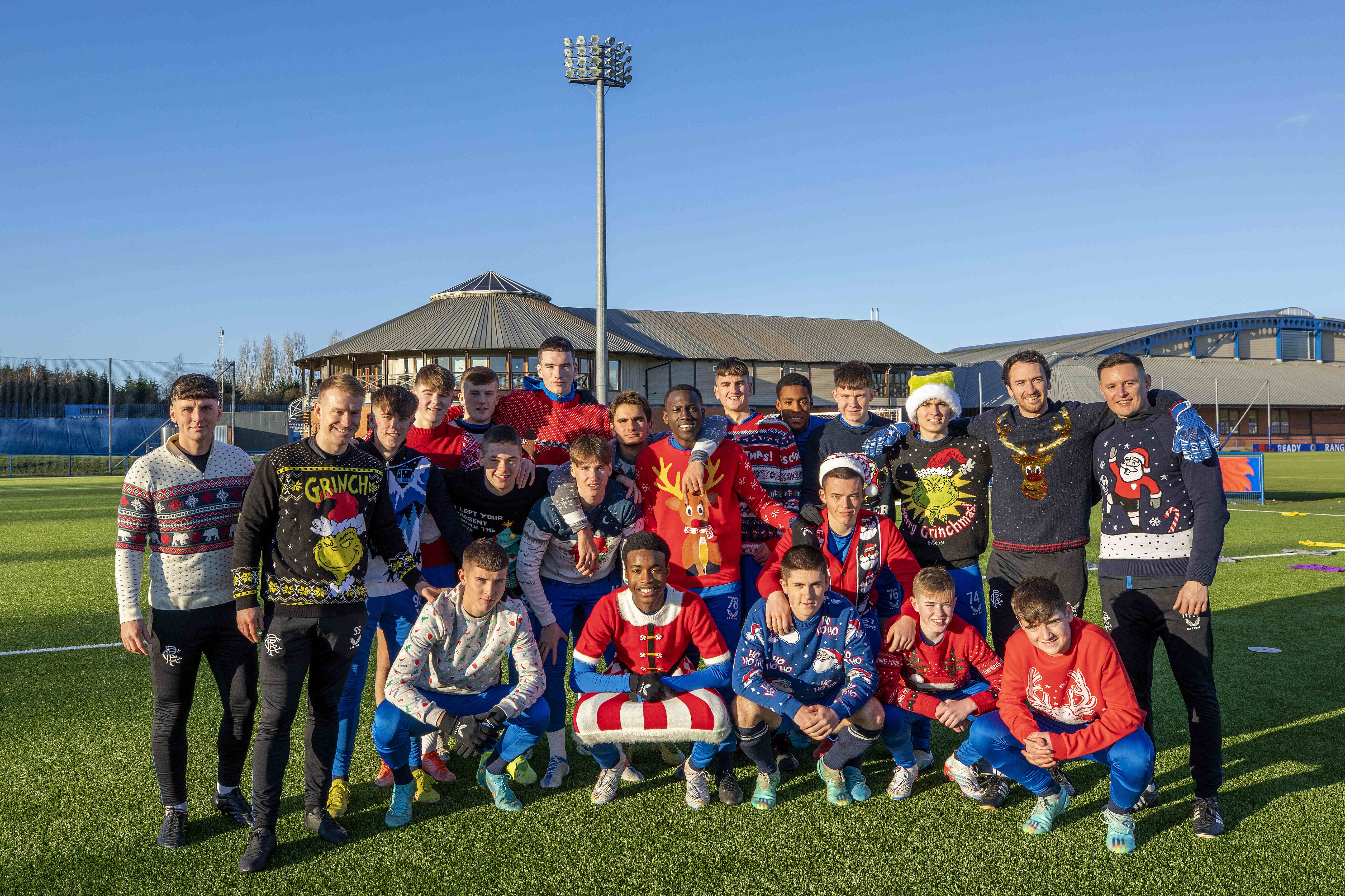 Gallery: Rangers U18 Christmas Jumper Training! | Rangers Football Club