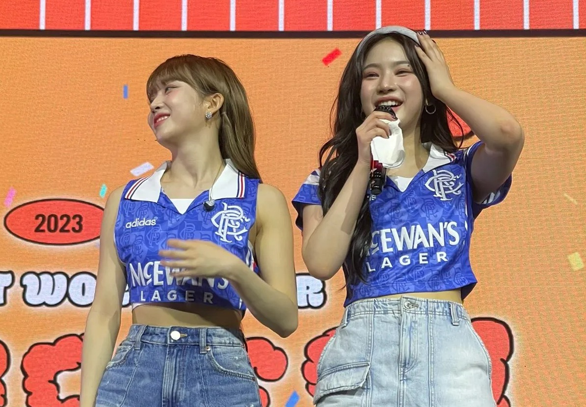 K-Pop Band STAYC Visit Edmiston House Today! | Rangers Football Club