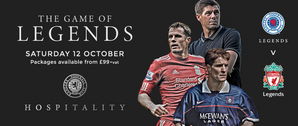 Legends Hospitality Available | Rangers Football Club