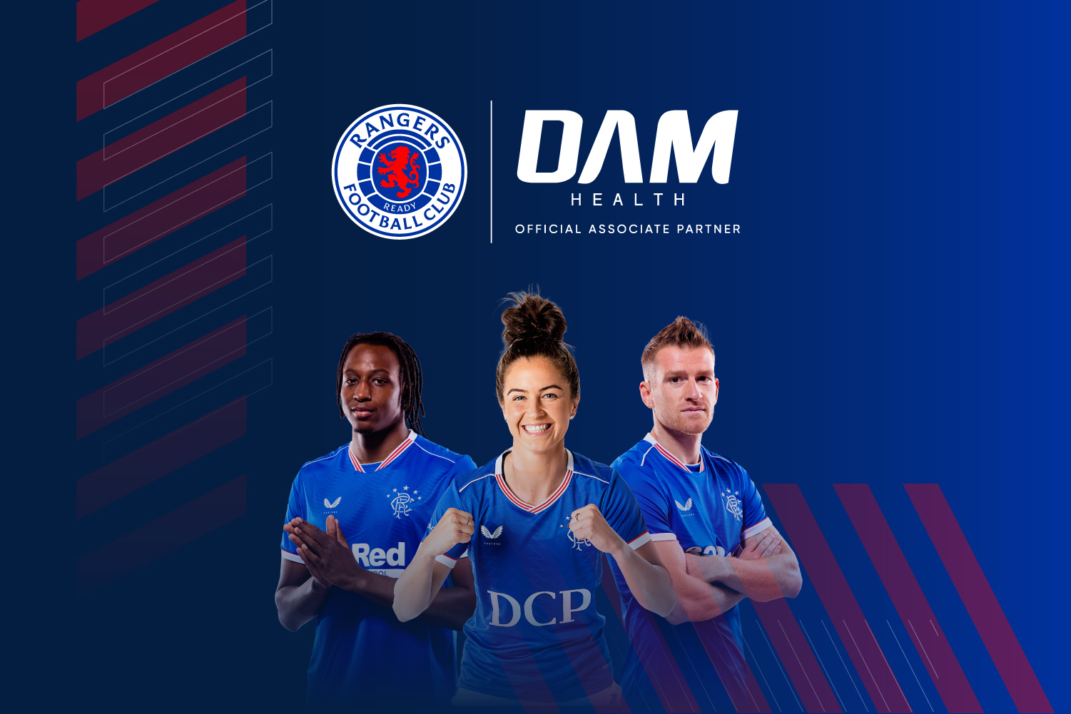 Rangers Announce DAM Health as Associate Partner | Rangers Football Club