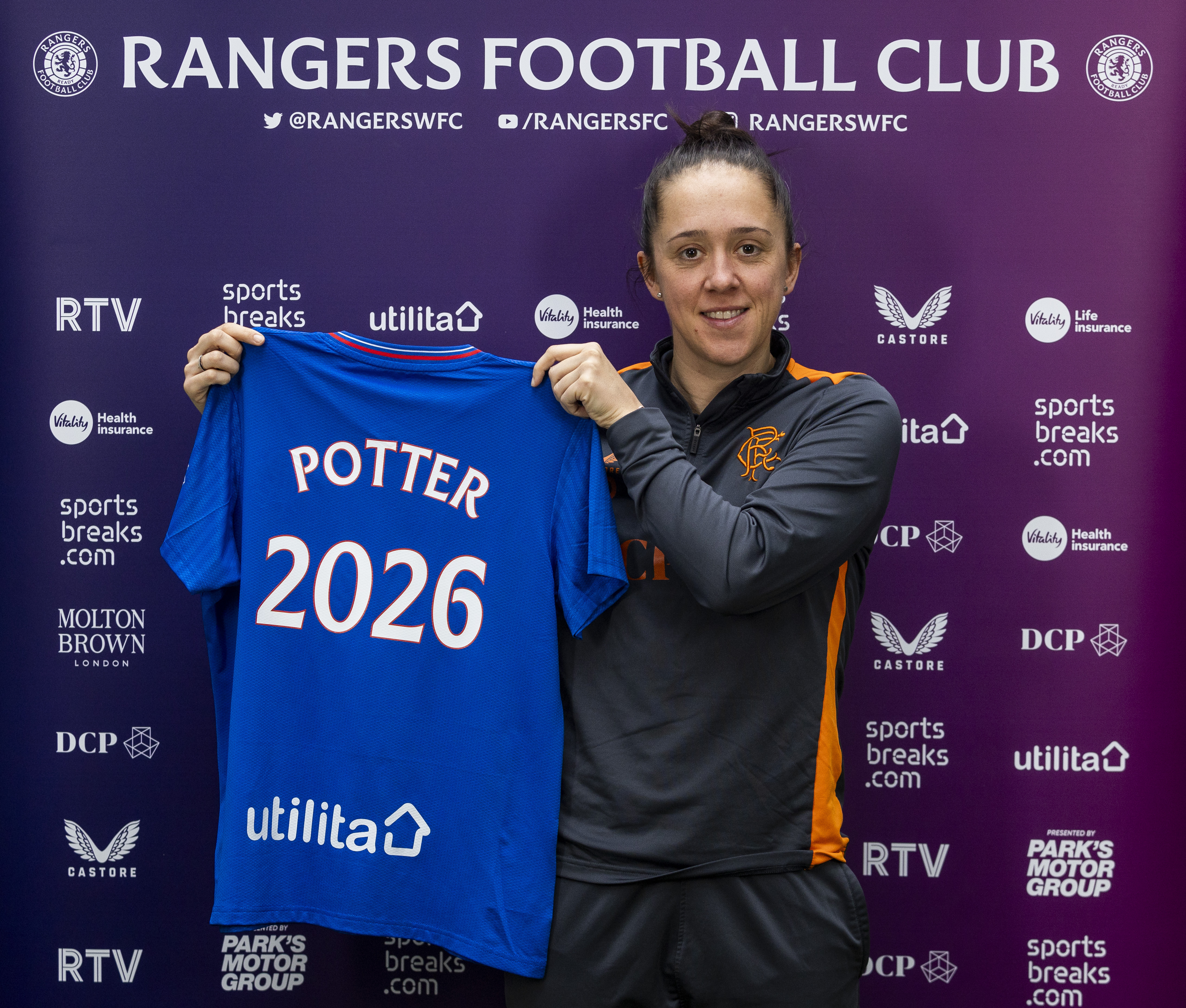 Jo Potter Signs Contract Extension | Rangers Football Club
