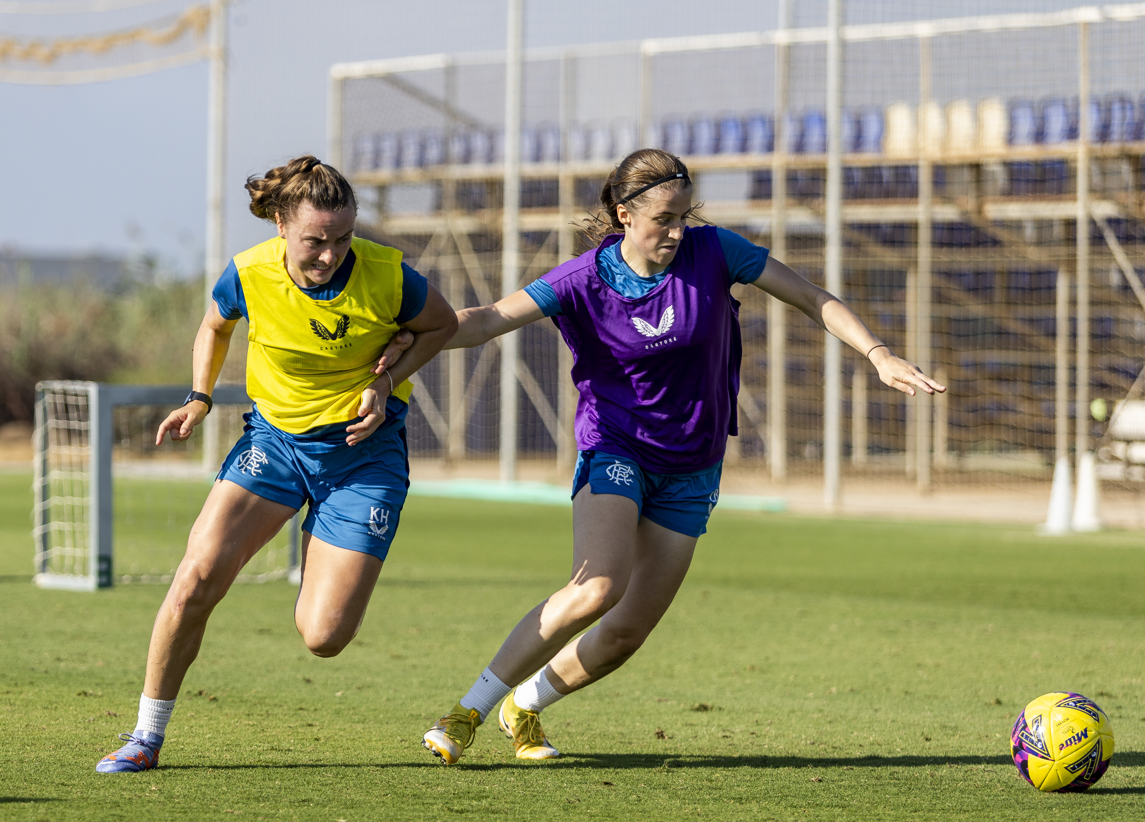 Gallery: Putting In The Yards On The Pitch | Rangers Football Club